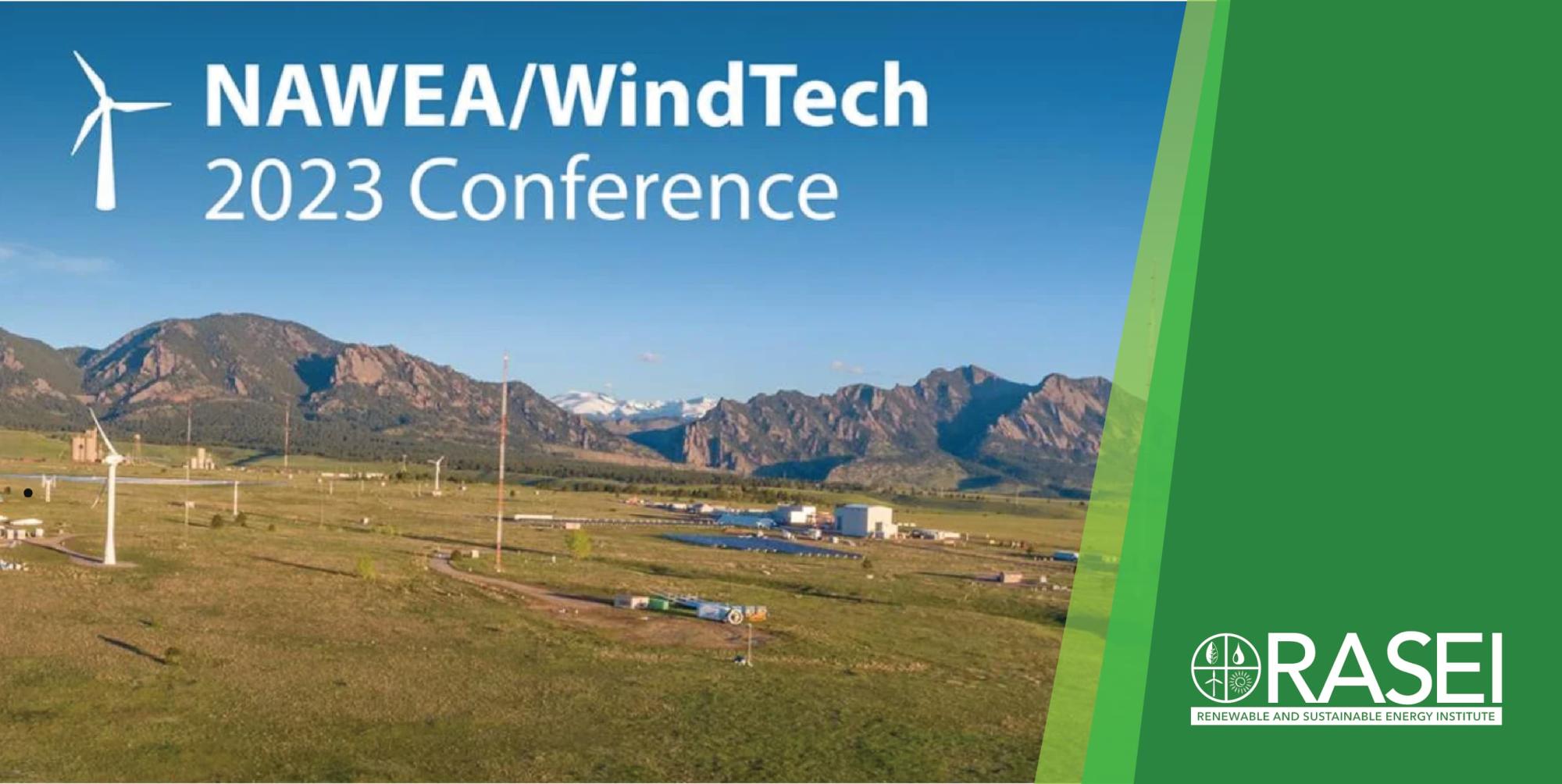 2023 NAWEA WindTech Conference | Renewable And Sustainable Energy Institute | University of ...